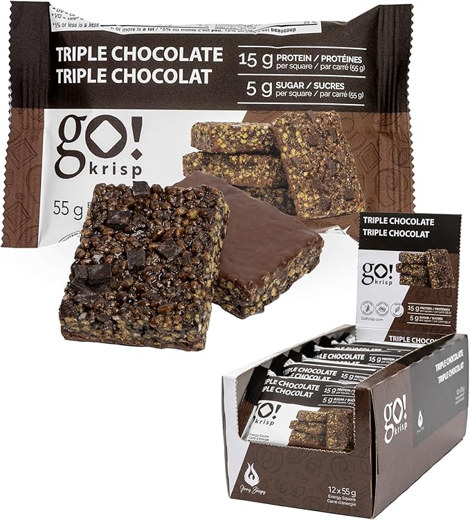 GoKrisp, Energy Square by Jimmy Sevigny, 15 gr Protein, Triple ...